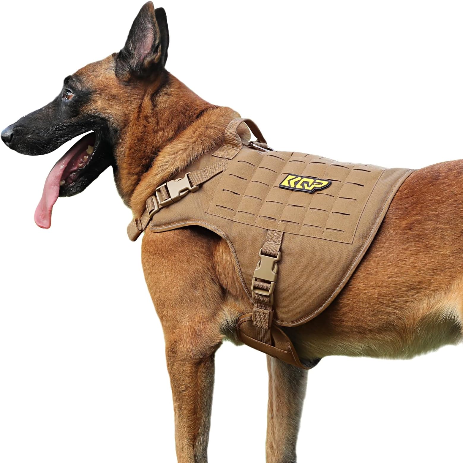 Amazon.com : KQP Tactical Dog Harness for Large Medium Small Dogs No ...