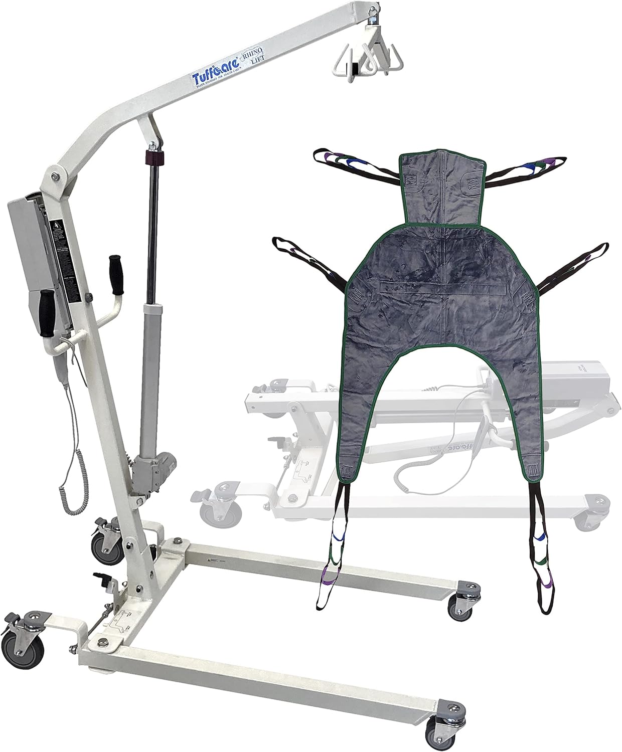 Amazon.com: Tuffcare Electric Patient Lift - Rhino Lift with Manual Low ...