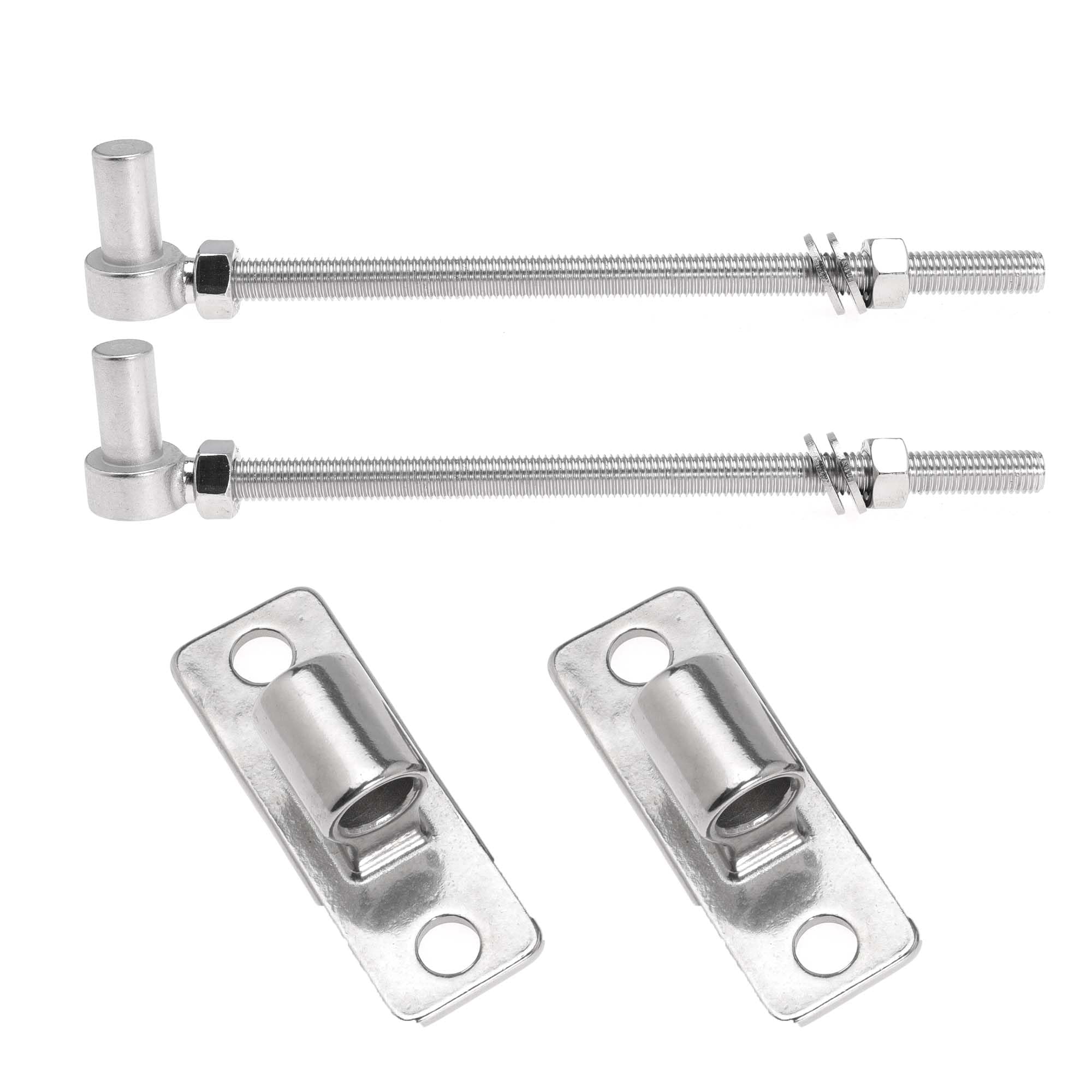 Amazon.com: J Bolt Gate Hinges, Molding Gate Hinges Metal Gate for Wood ...