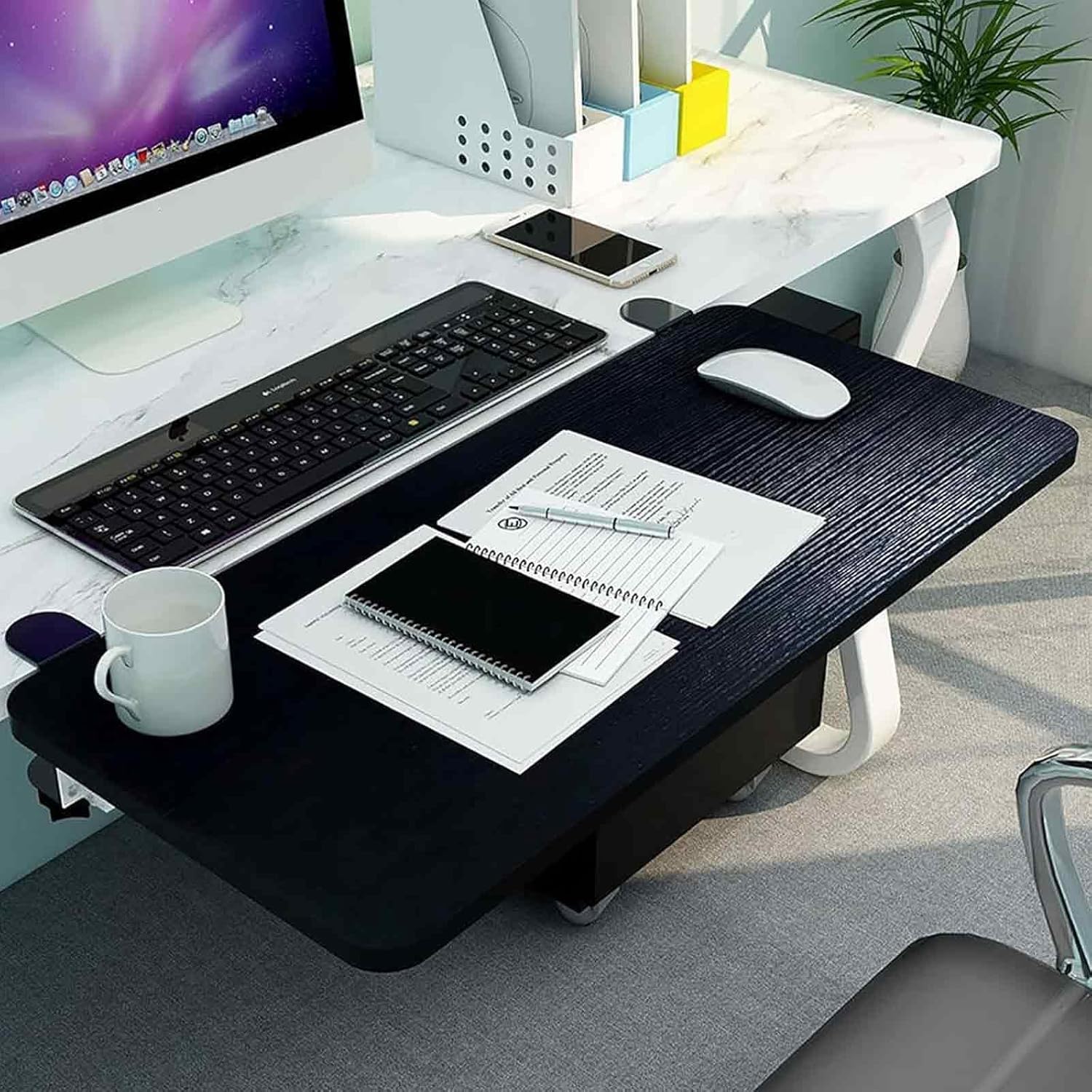 Ergonomics Desk Extender Tray Desk Extender for Keyboard Desk Extender ...
