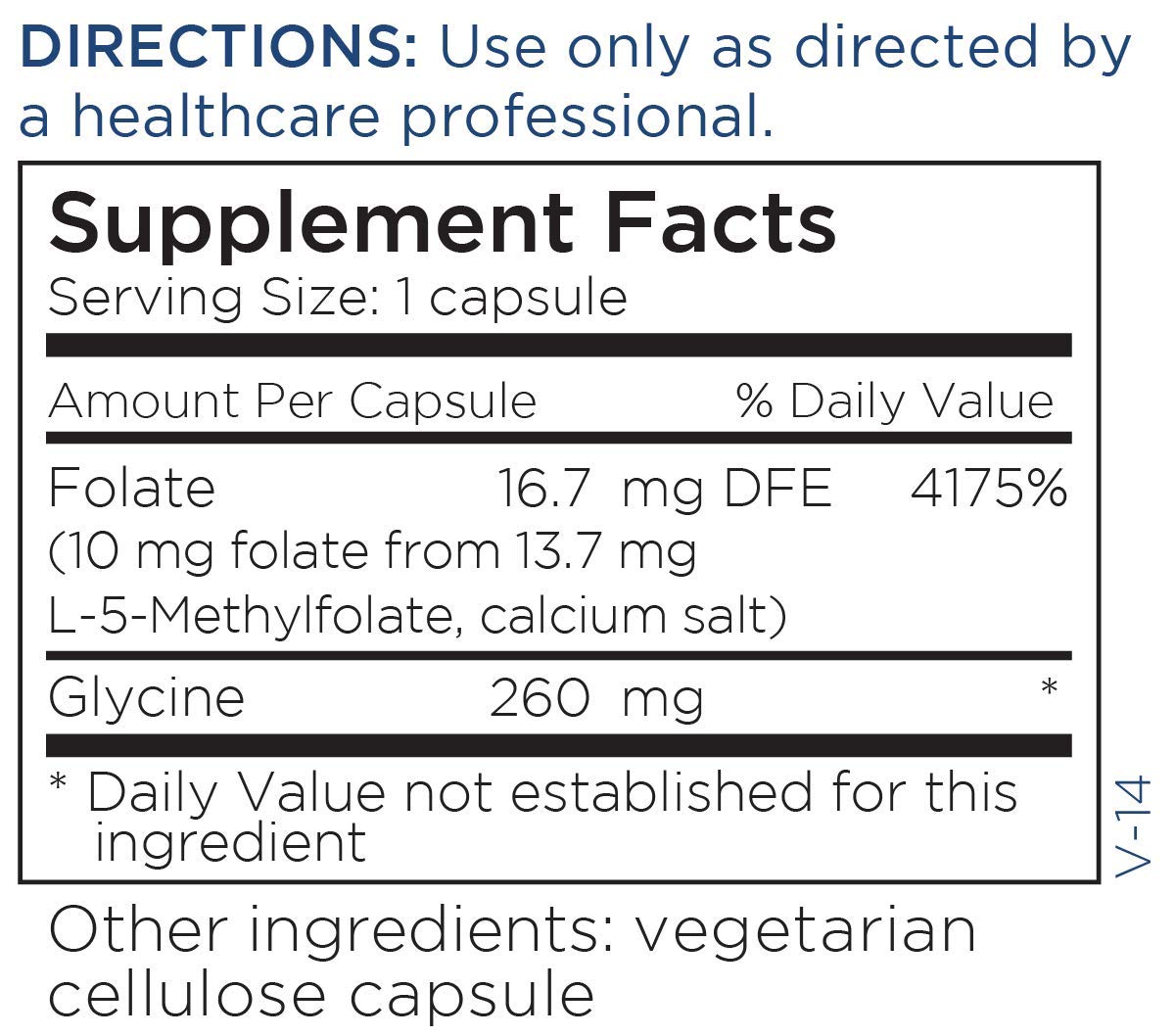 Metabolic Maintenance L-Methylfolate 10mg - High Dose Active Folate (L ...