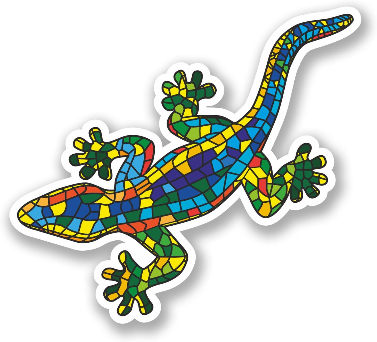 LightningSigns Gecko Lizard Car Helmet Motorbike Van Stickers Decal ...