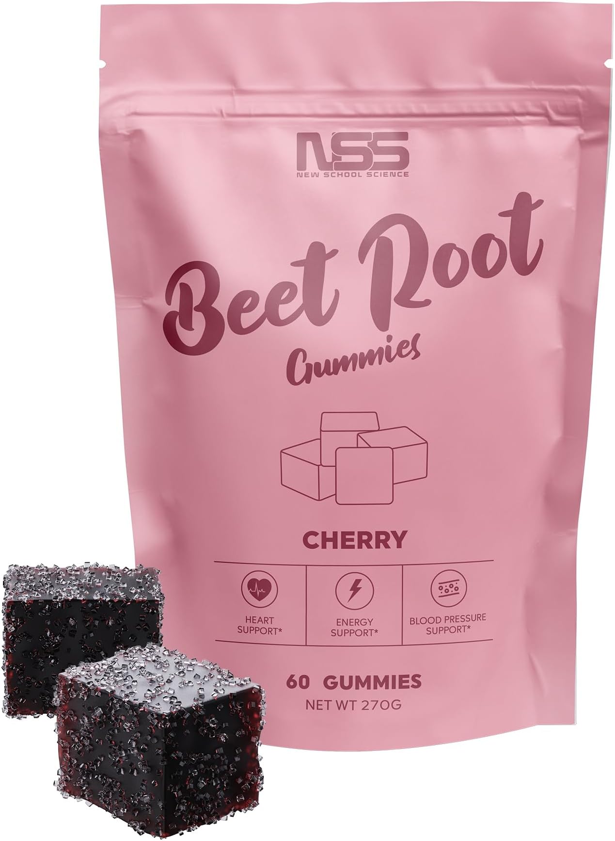 Amazon.com: New School Science Beet Root Gummies with Cherry Flavor ...