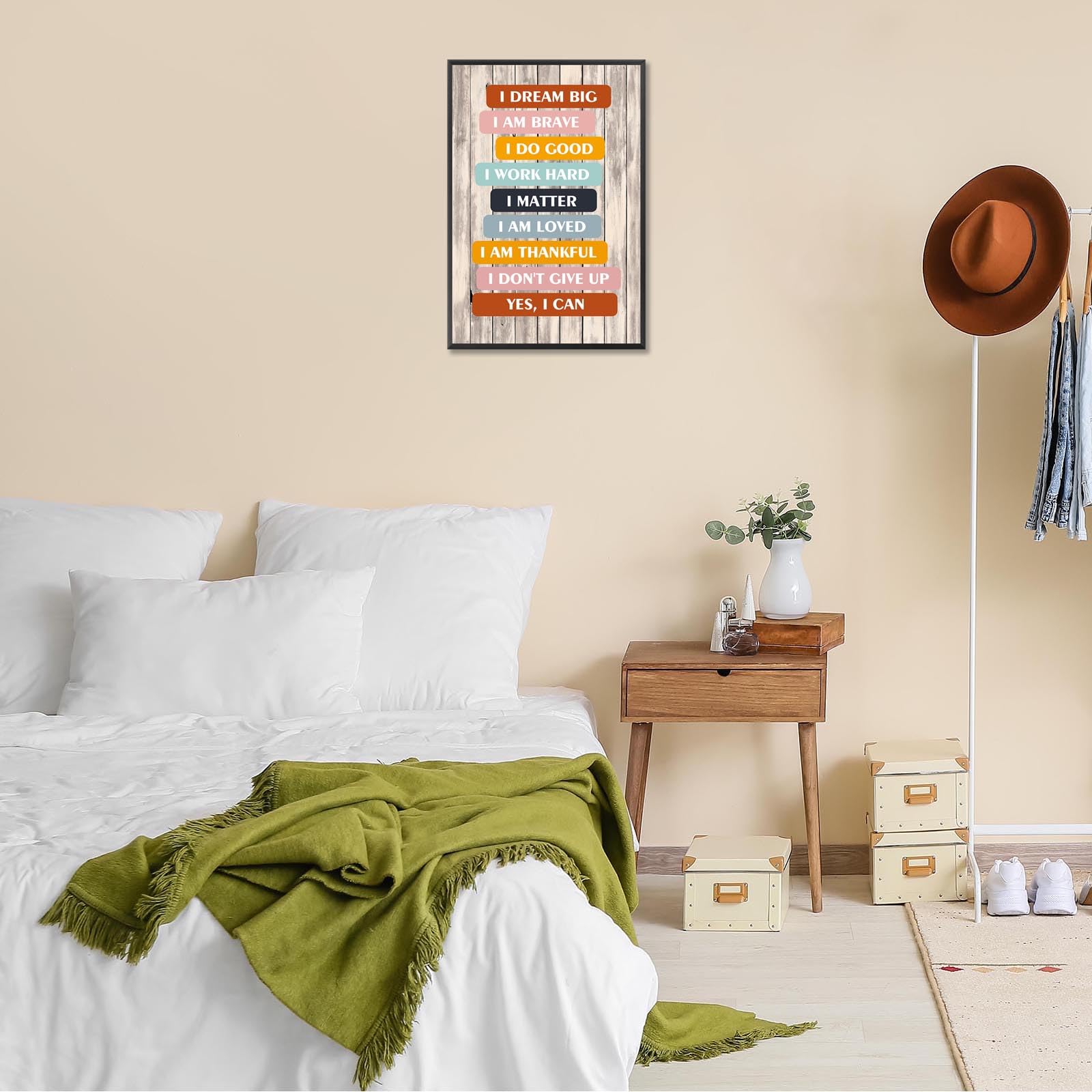 Snapklik.com : I Dream Big I Am Brave Motivational Posters Colorful Kid ...