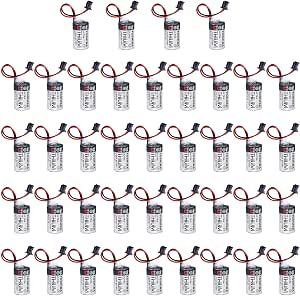 Amazon.com: / 40-Pack/ 3.6V JZSP-BA01 Battery with Black Plug ...
