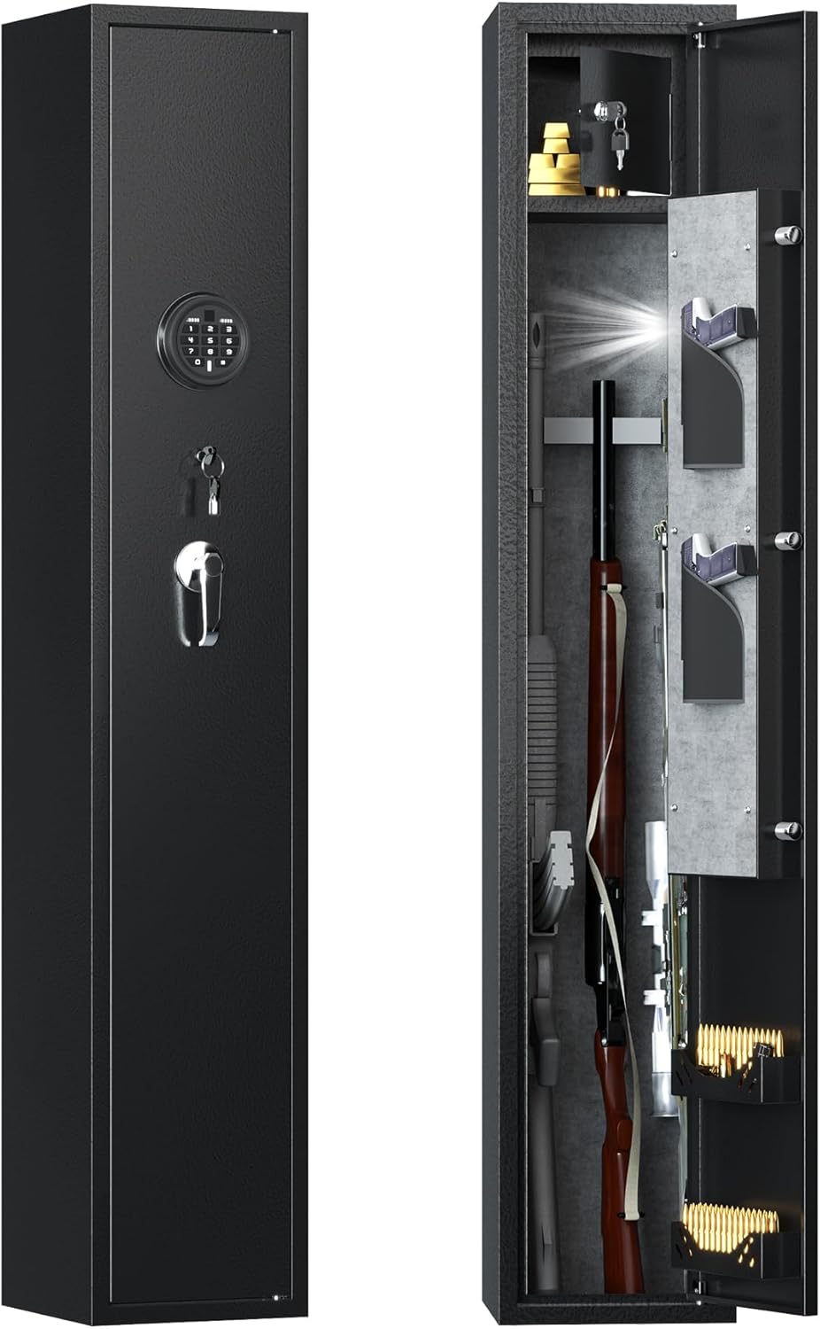 Amazon.com: SUXXAN Gun Safe with Electronic Keypad Lock, Quick Access ...
