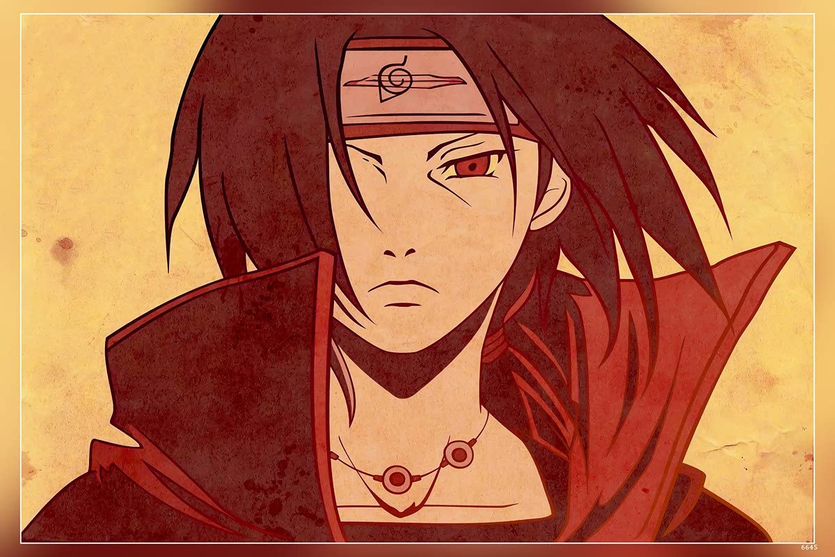 Itachi Uchiha Poster Matte Finish Paper Print 12 x 18 Inch (Multicolor ...