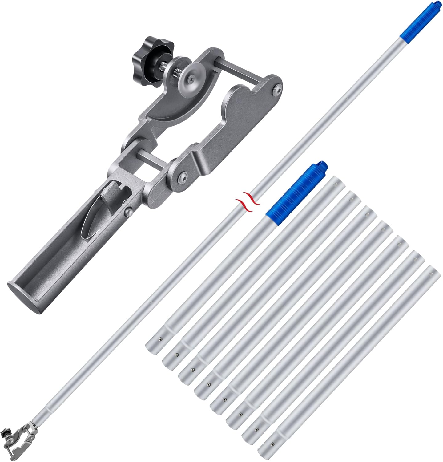 Amazon.com: Dreyoo Upgrade Pool Tablet Holder and 11.5 Foot Aluminum ...