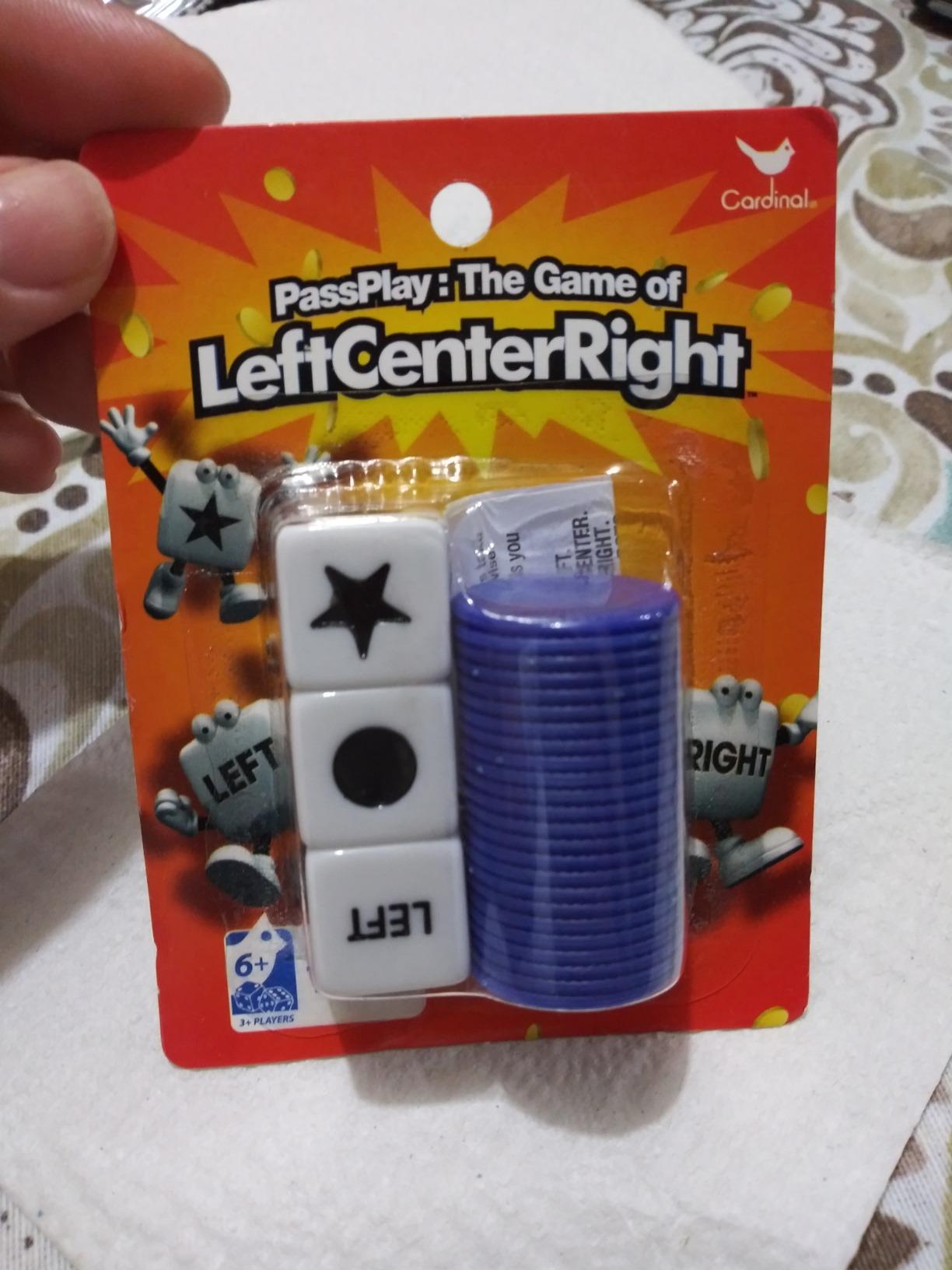 Amazon.com: Passplay: The Game of Left Center Right : Toys & Games