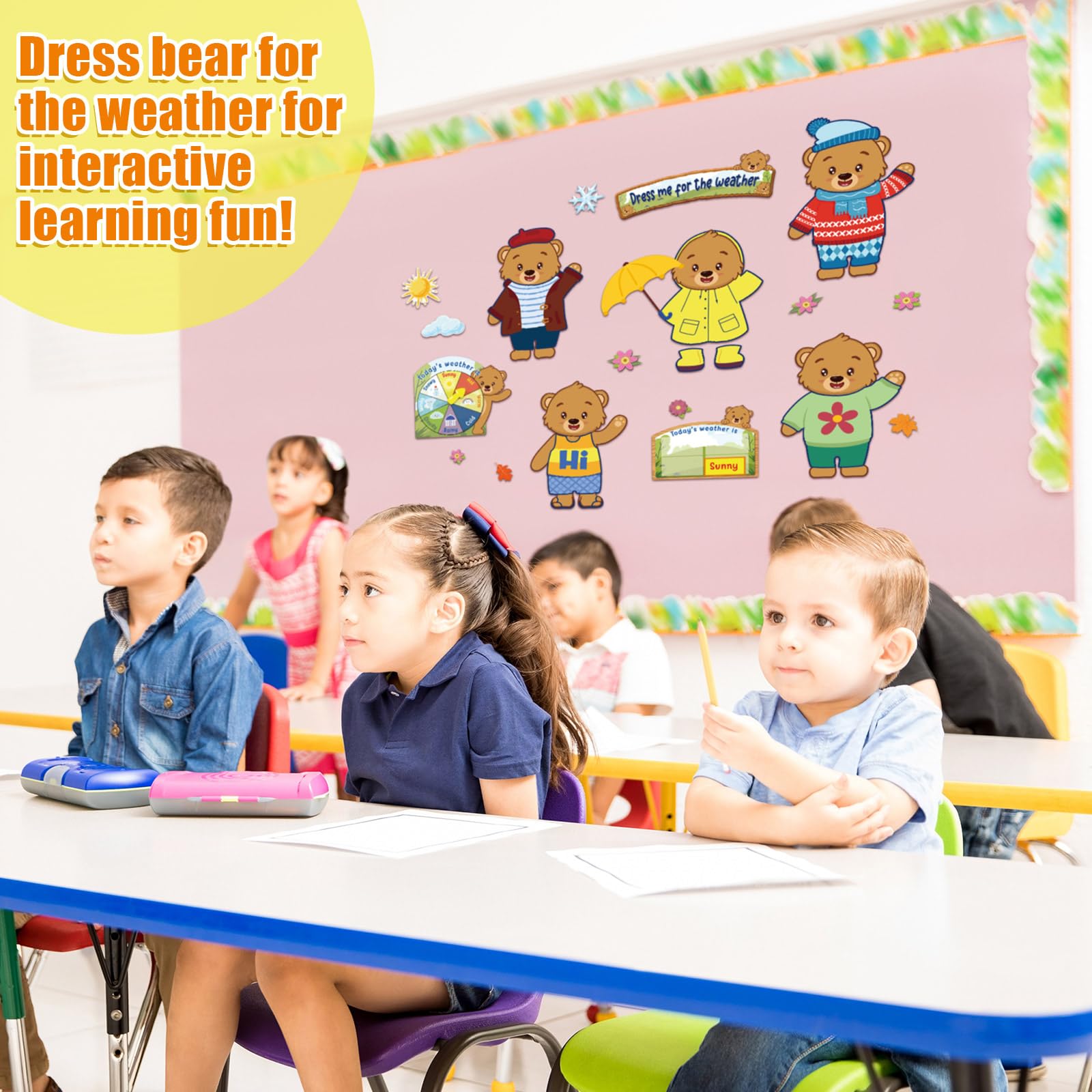 Snapklik.com : Gilprop 58 Pcs Weather Bulletin Board Set For Classroom ...