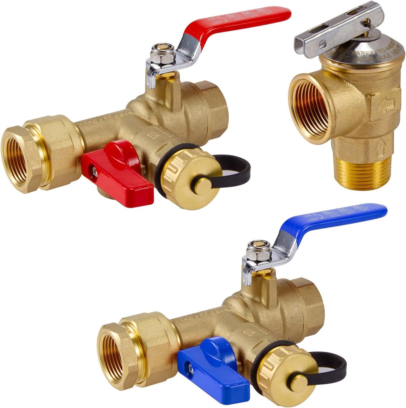 ThermoMate 3/4 Inch IPS Isolator Tankless Water Heater Service Valve ...