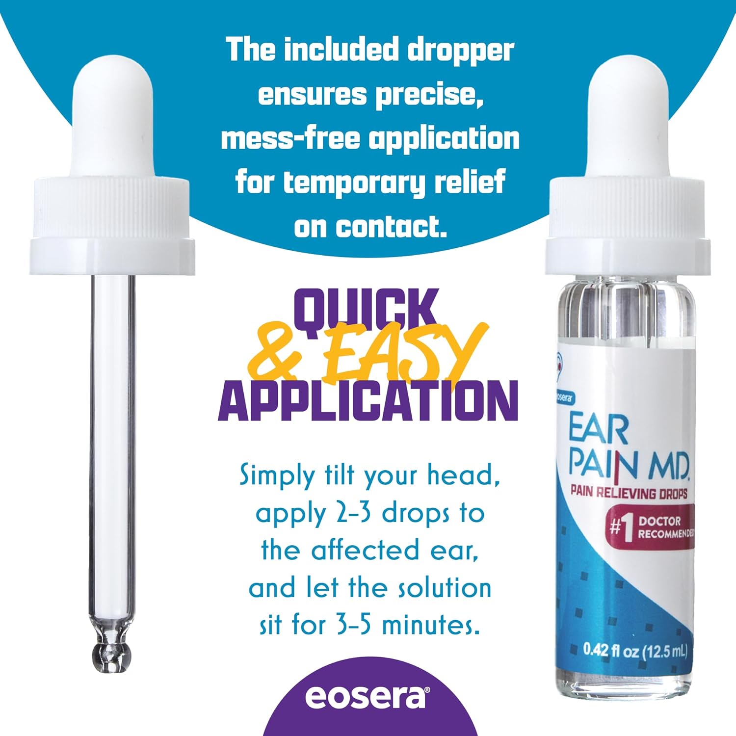 Eosera Ear Pain MD® - Gotículas Auriculares com 4% de Lidocaína para ...