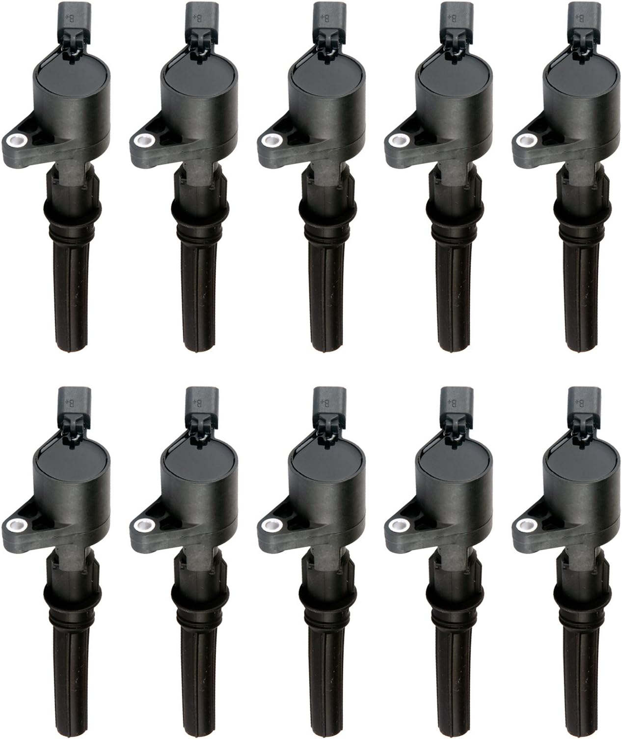 Amazon.com: MAS Set of 10 Ignition Coils Pack Compatible with Ford ...