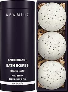 Antioxidant Acai Berry Bath Bombs Blueberry Fig Large Luxury Bubble ...