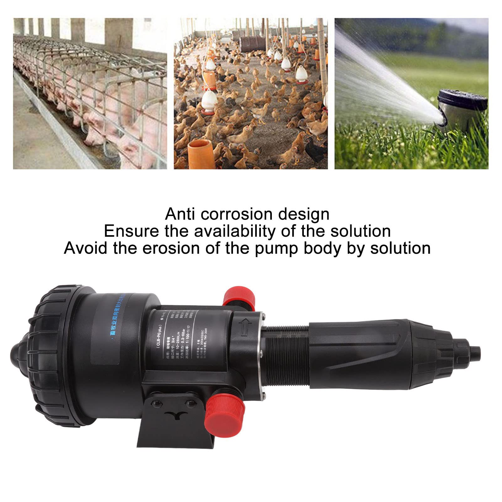 Siphon Injector Zerodis Fertilizer Injector Kit - 3/4" Drip Irrigation ...