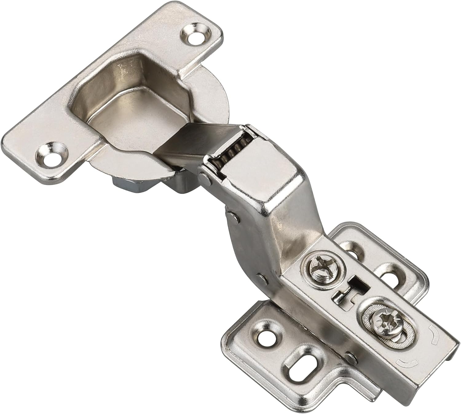 Luokim 40mm Cup Big Cup Soft Close Hinge for Thick Door Inset Concealed ...