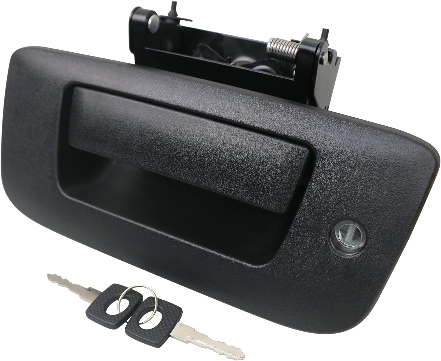 Amazon.com: HUYILUN0104 Chrome Tailgate Handle Latch with Key Hole Type ...
