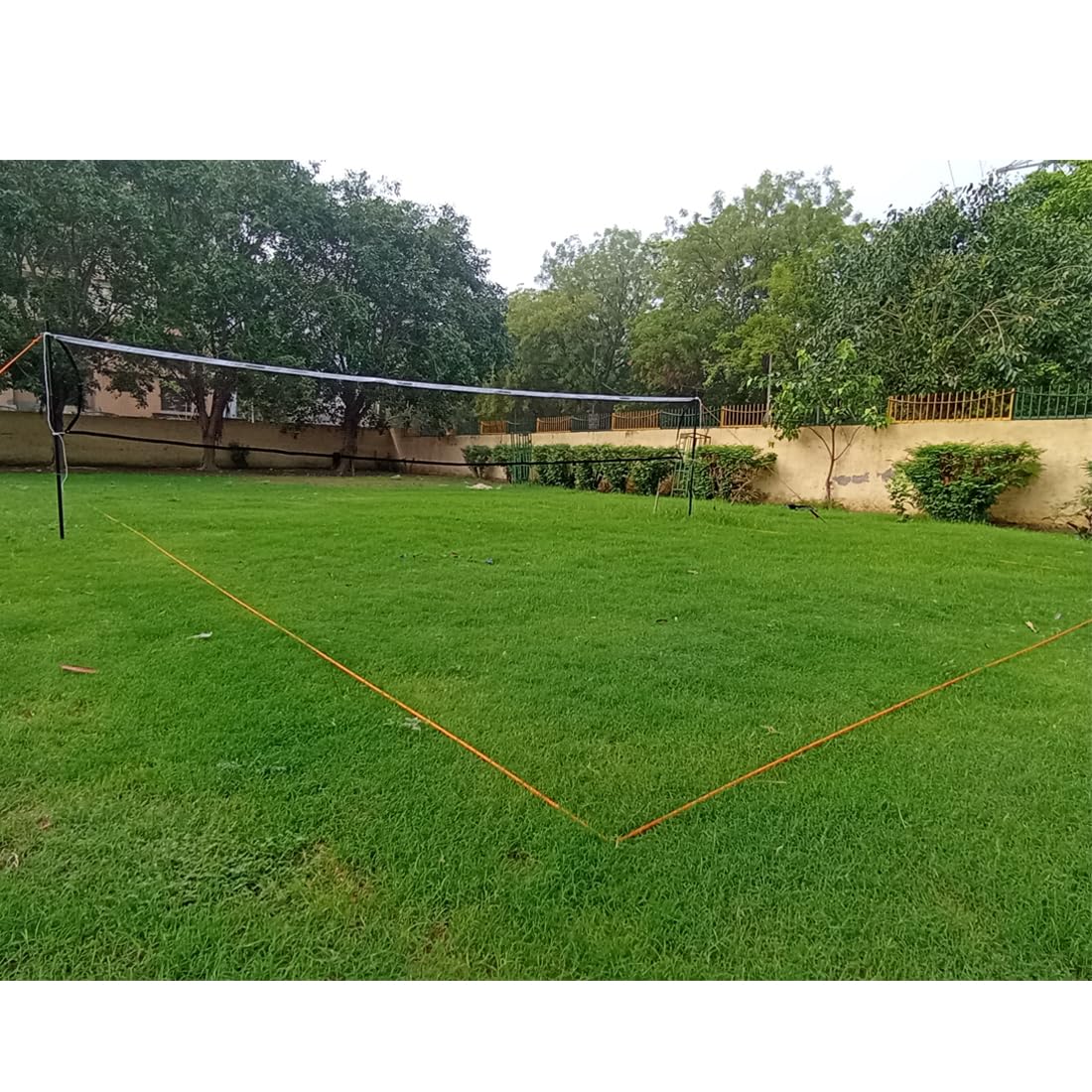 Buy FunBadmenton Sports Portable Outdoor Badminton Net with Boundary ...