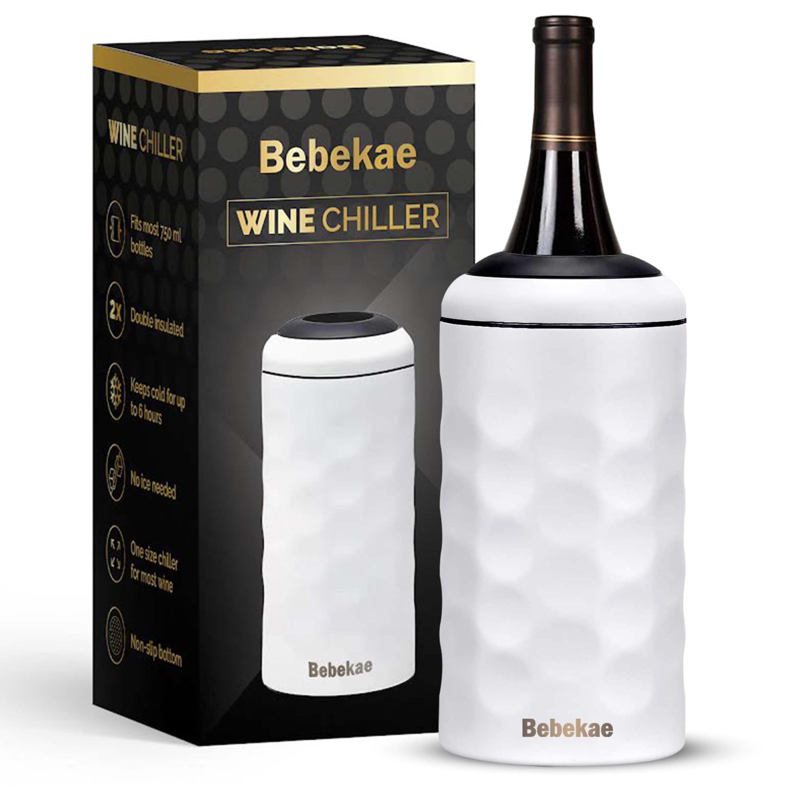 Amazon.com: Wine Chiller - 750 ml Stainless Steel Wine Bottle Chiller ...