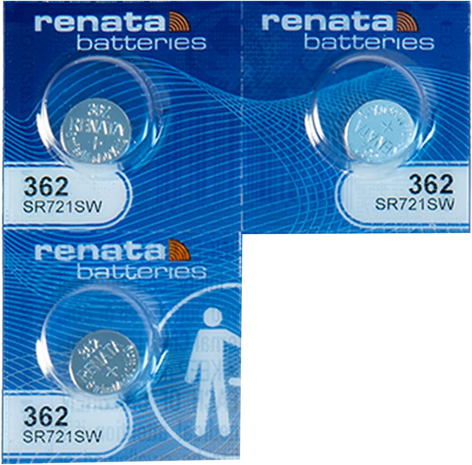 Amazon.com: #362 Renata Watch Batteries 3Pcs : Health & Household