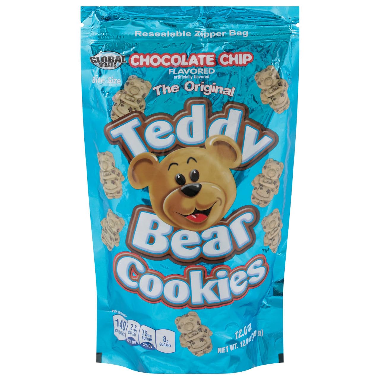 Snapklik.com : Teddy Bear Original Chocolate Chip Cookies, 12 Ounce