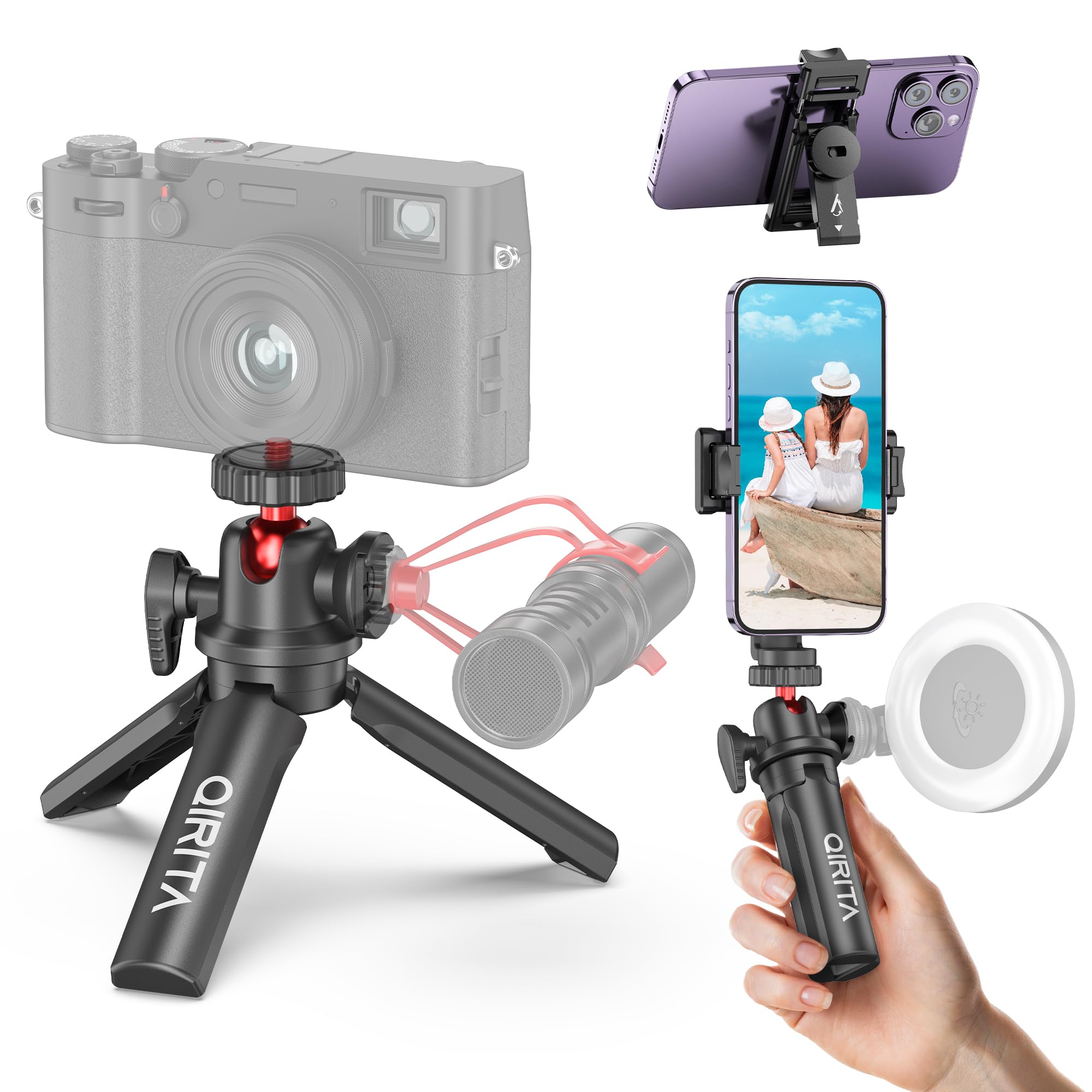 Amazon.com : Mini Tripod & Desk Stand, 360° Rotatable Small Tripod ...