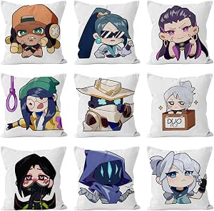 Valorant Body Pillow, Valorant Goods, Jet Yol, Reyna, Iso, Neon, Plush ...