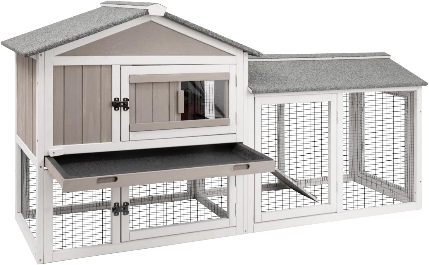 Amazon.com: Ketive Rabbit Hutch Indoor Bunny Cage Outdoor Bunny Hutch ...