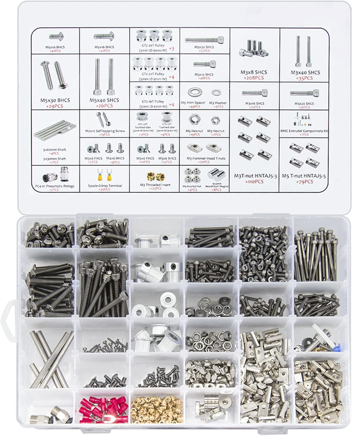 Amazon.com: 3D Printer DIY Project Fasteners Screws Full Kit for Voron ...