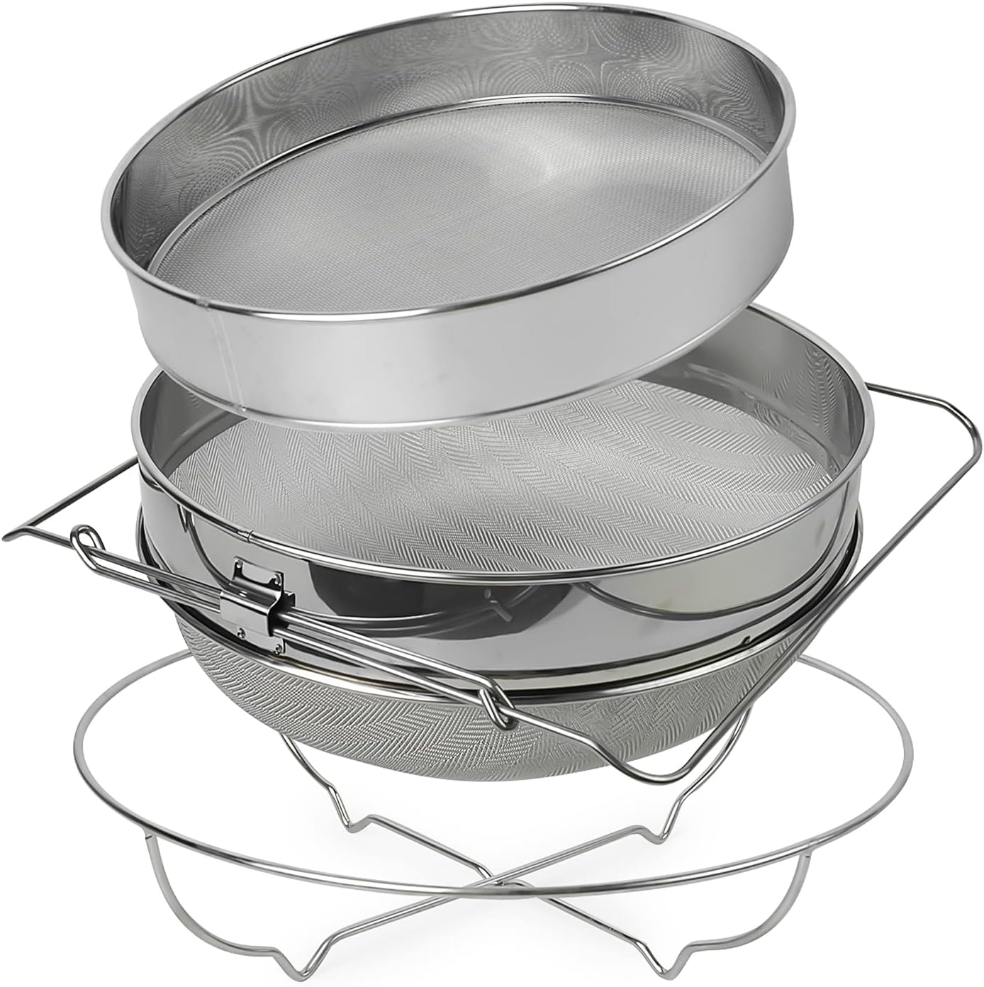 Amazon.com : Lwuint Large Double Sieve 5 Gallon Bucket Honey Strainer ...