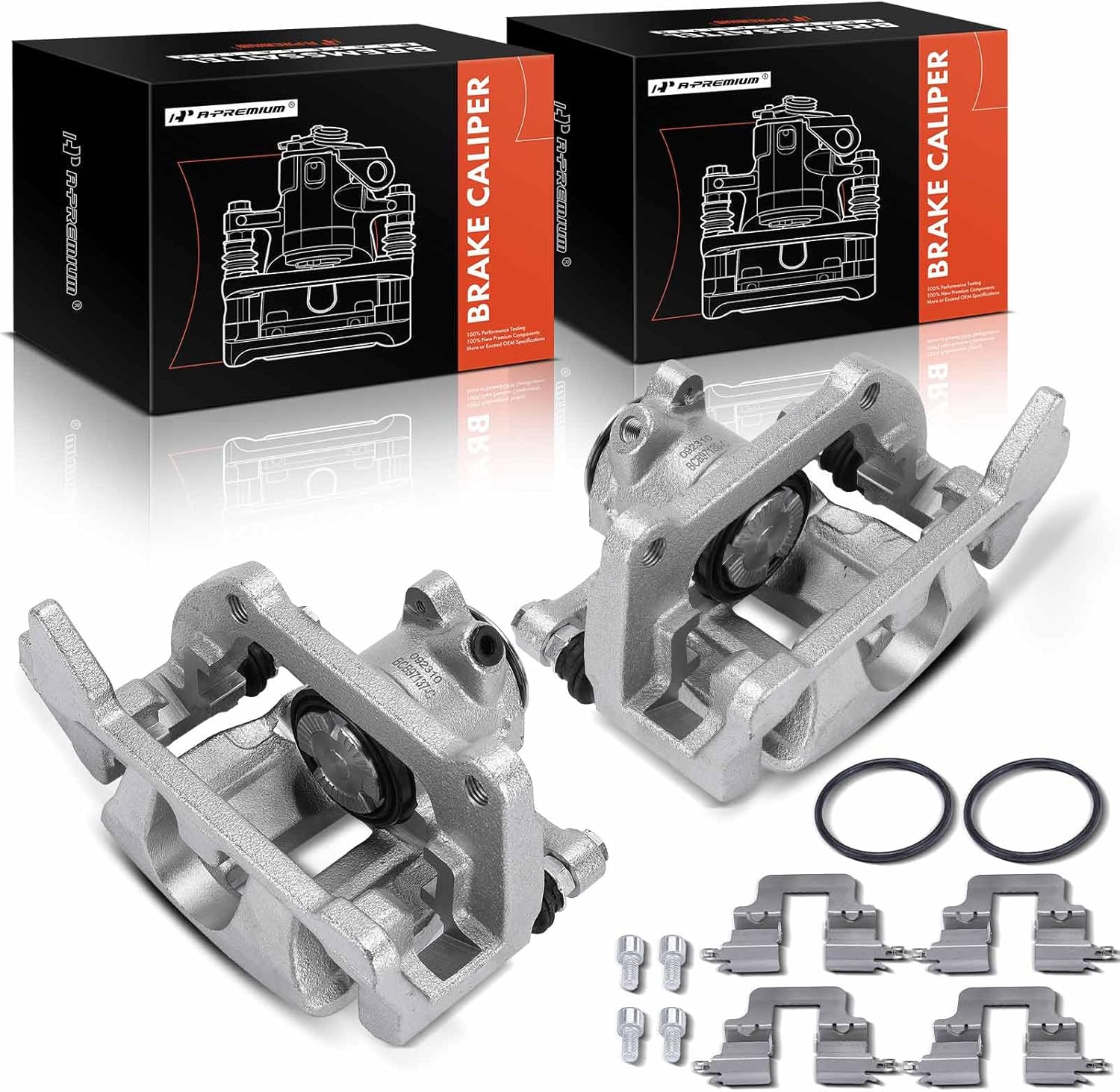 Amazon.com: A-Premium Rear Driver and Passenger Side 2Pcs Disc Brake ...