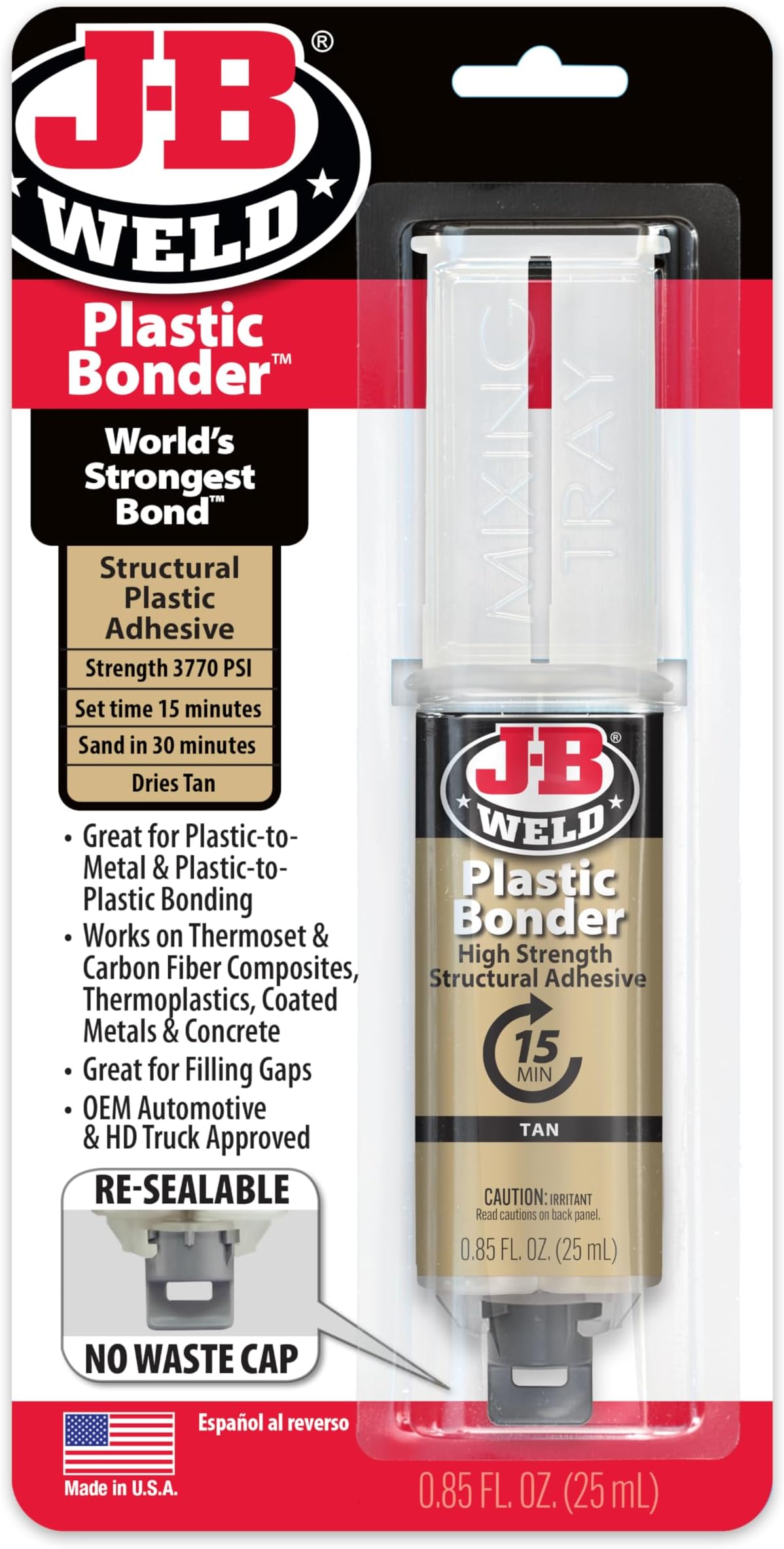 Amazon.com: JB Weld JB33106 Superweld Instant Setting High Strength, 6 ...