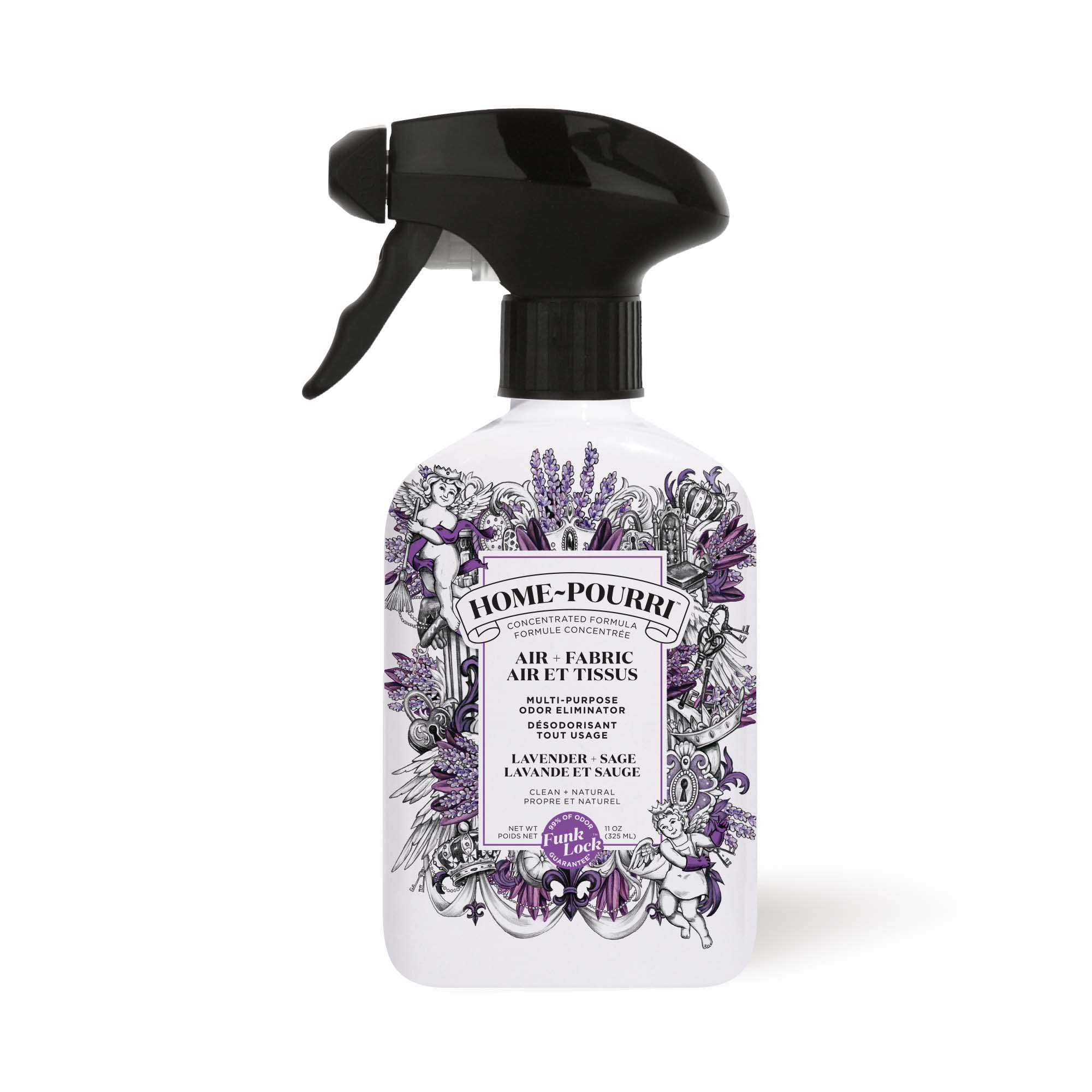 Home Pourri Lavender + Sage Air + Fabric Odor Eliminating Room Spray ...