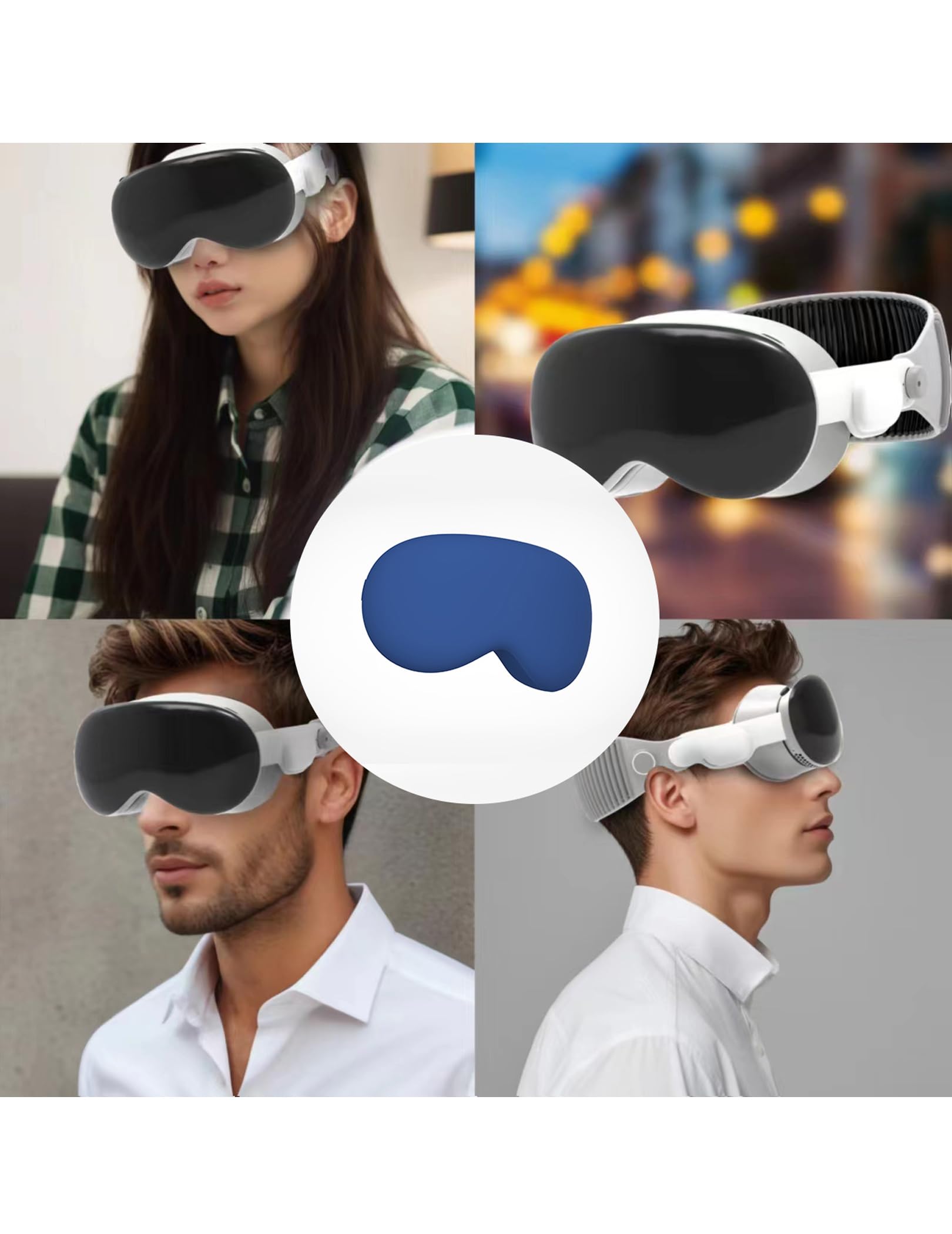 Snapklik.com : 7Yotikaga Silicone Vision Pro Case Soft Protective Cover ...