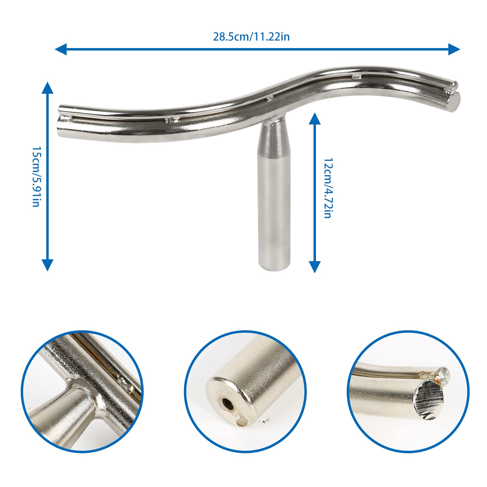 Snapklik.com : S Curved Lathe Tool Rest For Wood Lathe Woodturning Bowl ...