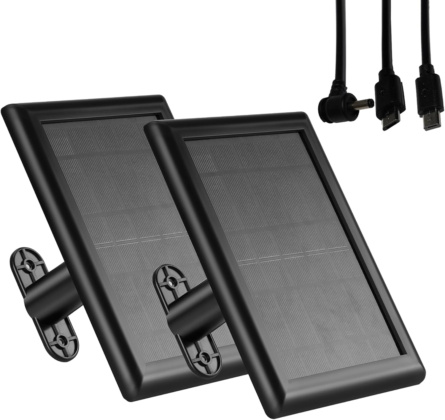 Amazon.com : 2 Pack Solar Panel, 3W Solar Panels for Ring Stick Up ...
