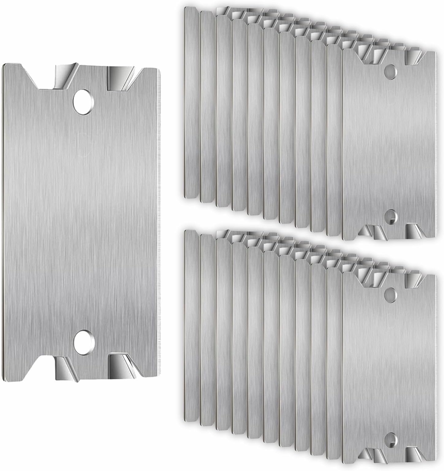 Fyjbnh 50-Pack Nail Plates for Studs - Steel Safety Plates to Protect ...