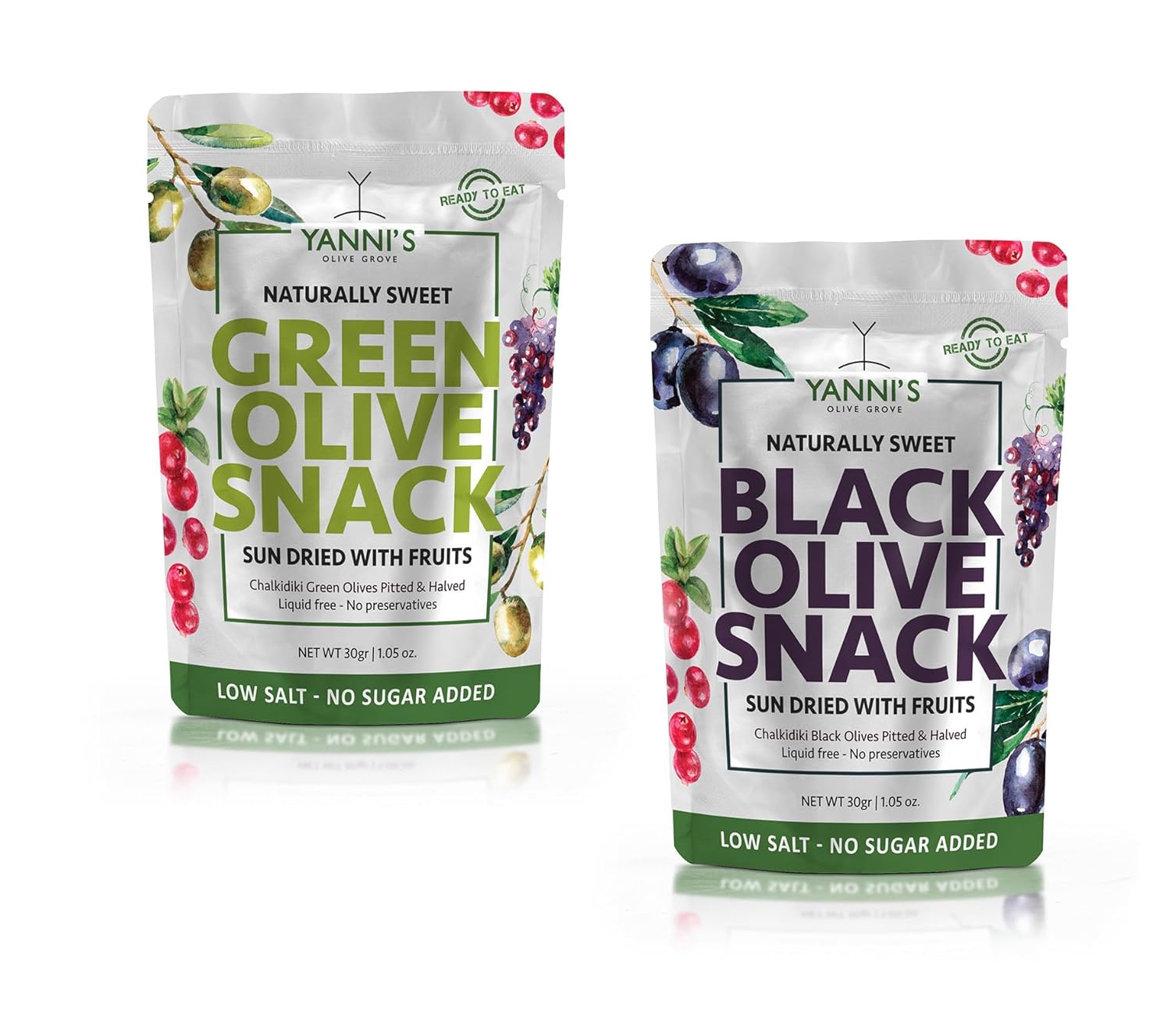 Amazon.com : YANNI'S OLIVE GROVE | Greek Green Olive Snack Low salt ...