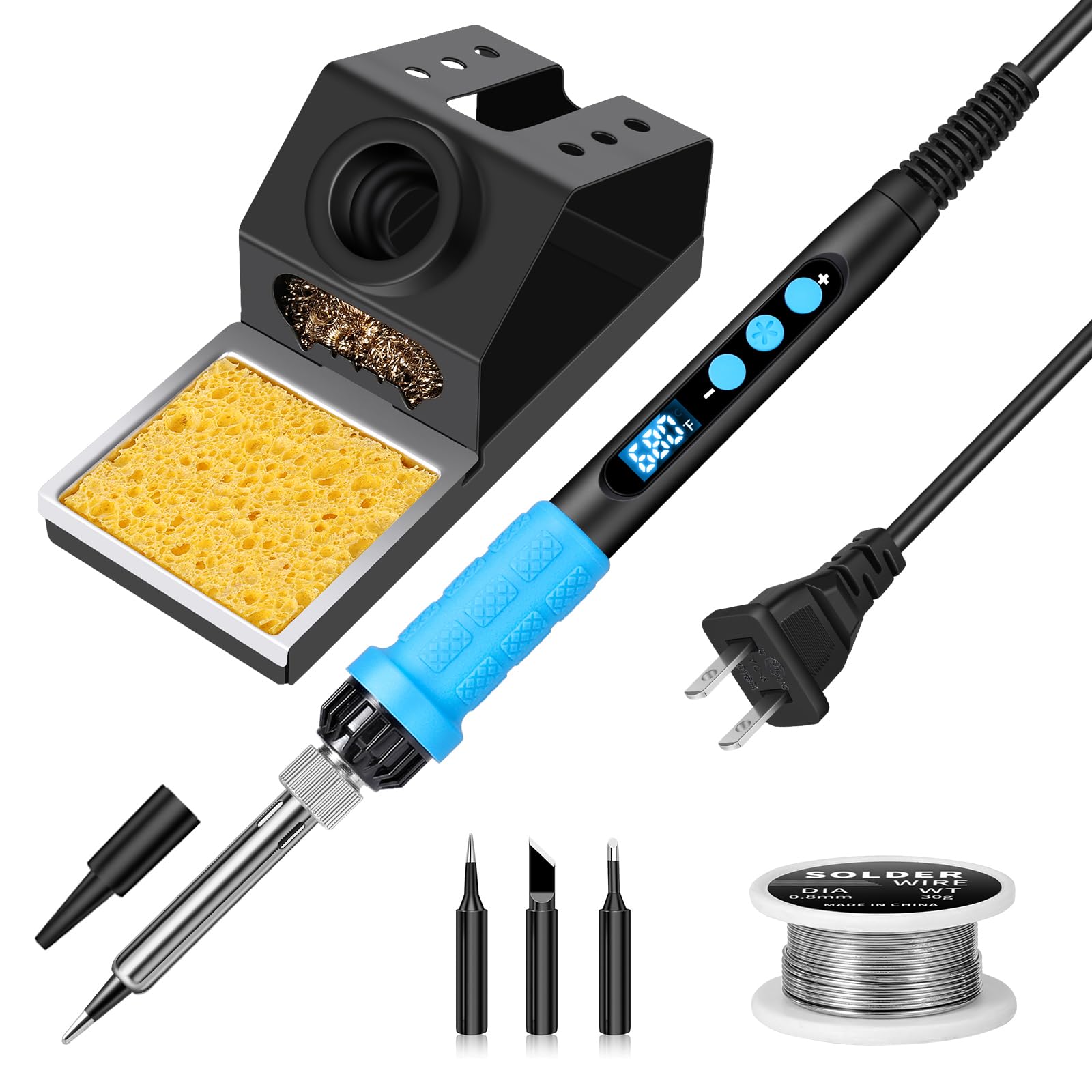 Amazon.com: Soldering Iron Kit, 100W High Power Soldering Iron, Fast ...