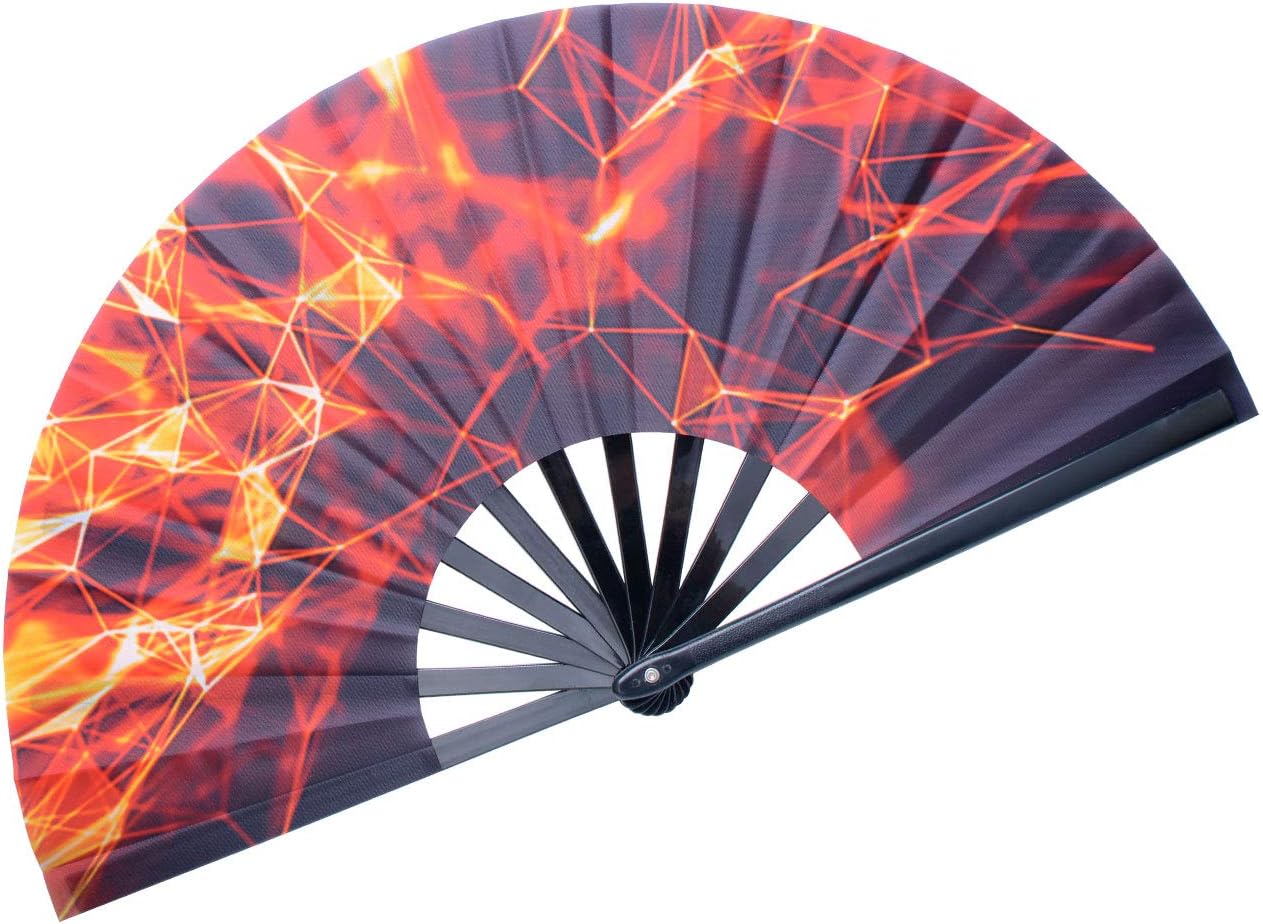 HONSHEN Folding Fan Chinese Hand Fans Rave Decorative Folding Fans ...