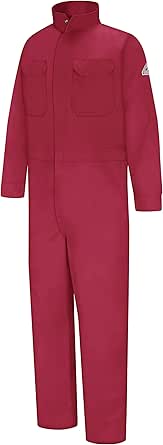 Amazon.com: Bulwark Men's Flame Resistant 9 oz Twill Cotton Premium ...