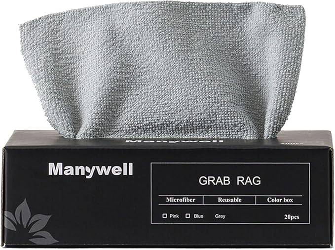 Amazon.com: RONGCHUANG Cleaning Cloths Reusable Lint Free Towels ...