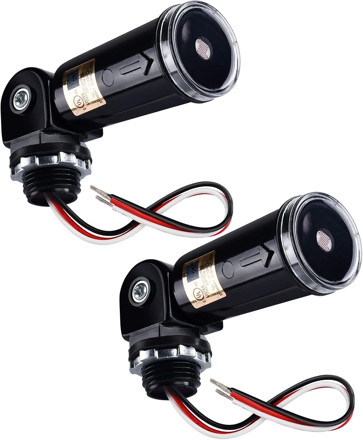 Dusk to Dawn Sensor-2 Pack Photocell Sensor Photoelectric Switch 120 ...