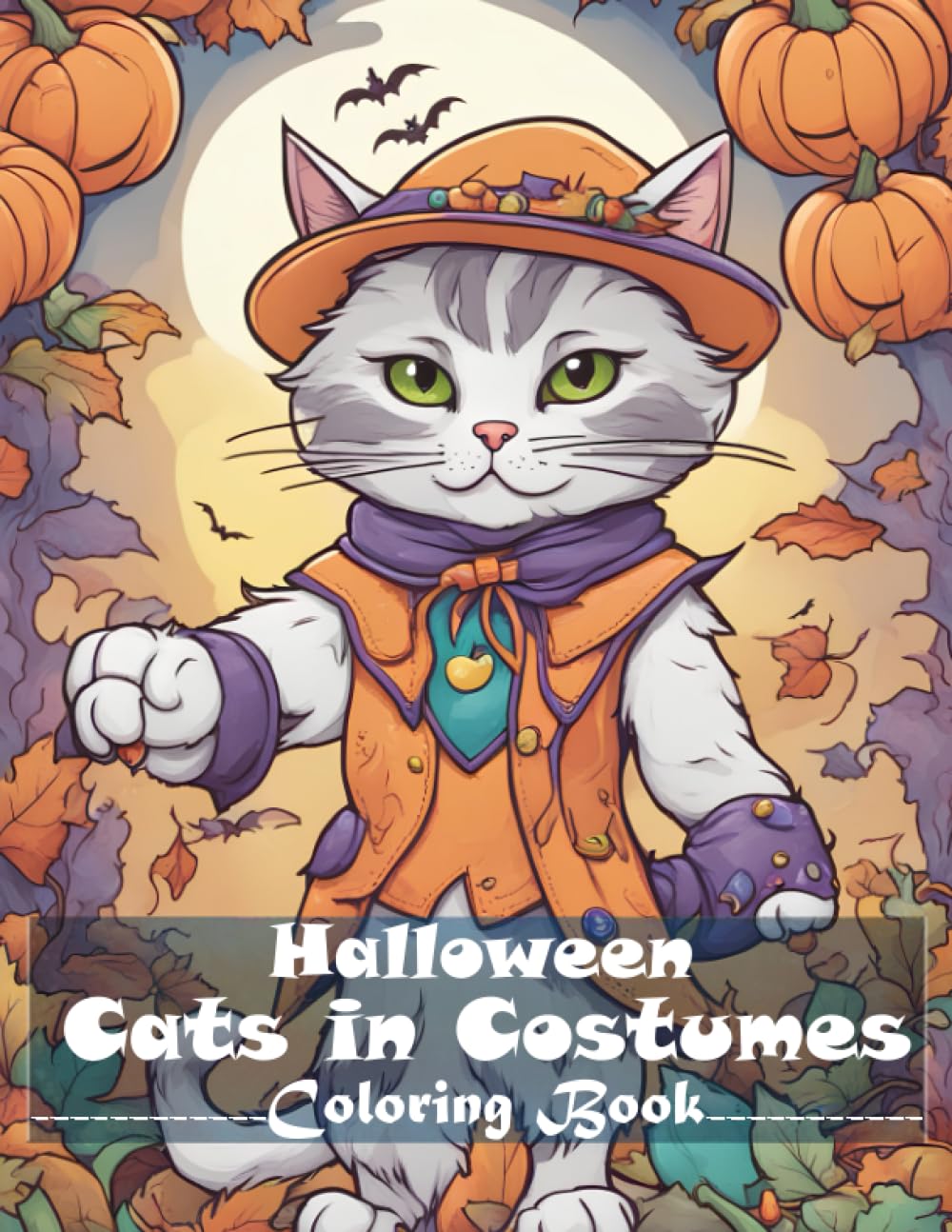 Amazon.com: Cats in Costumes Halloween Coloring Book: 9798860643611 ...