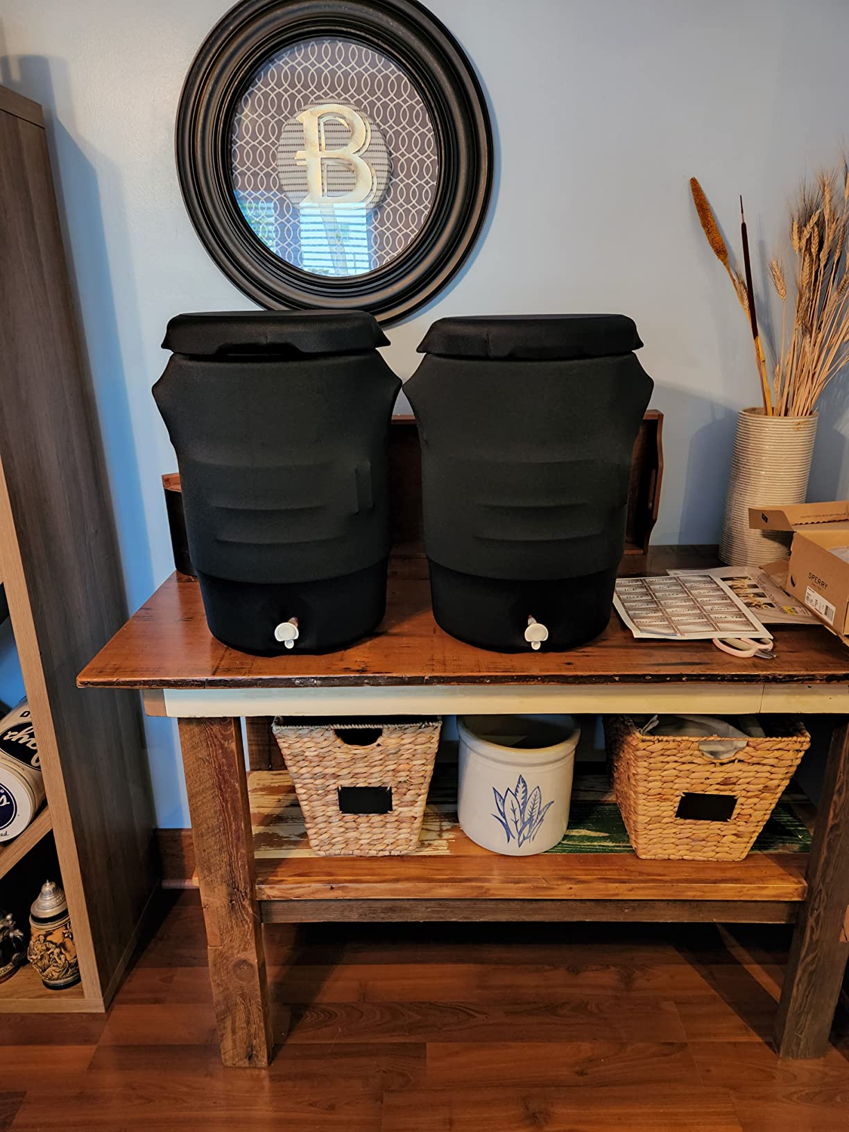 Amazon.com: Classy Cooler Covers 5 Gallon Drink Dispenser - Black ...