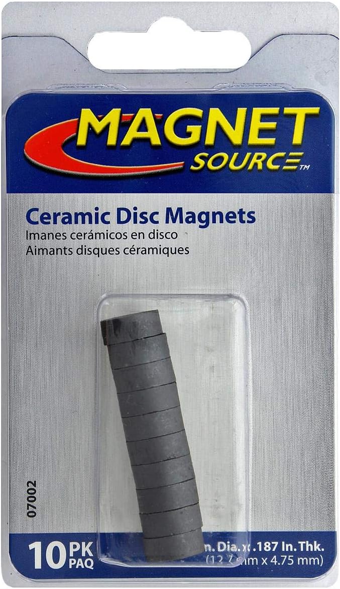 Amazon.com: Beadsmith Craft and Hobby Ceramic Disk Disc Magnets 1/2 ...
