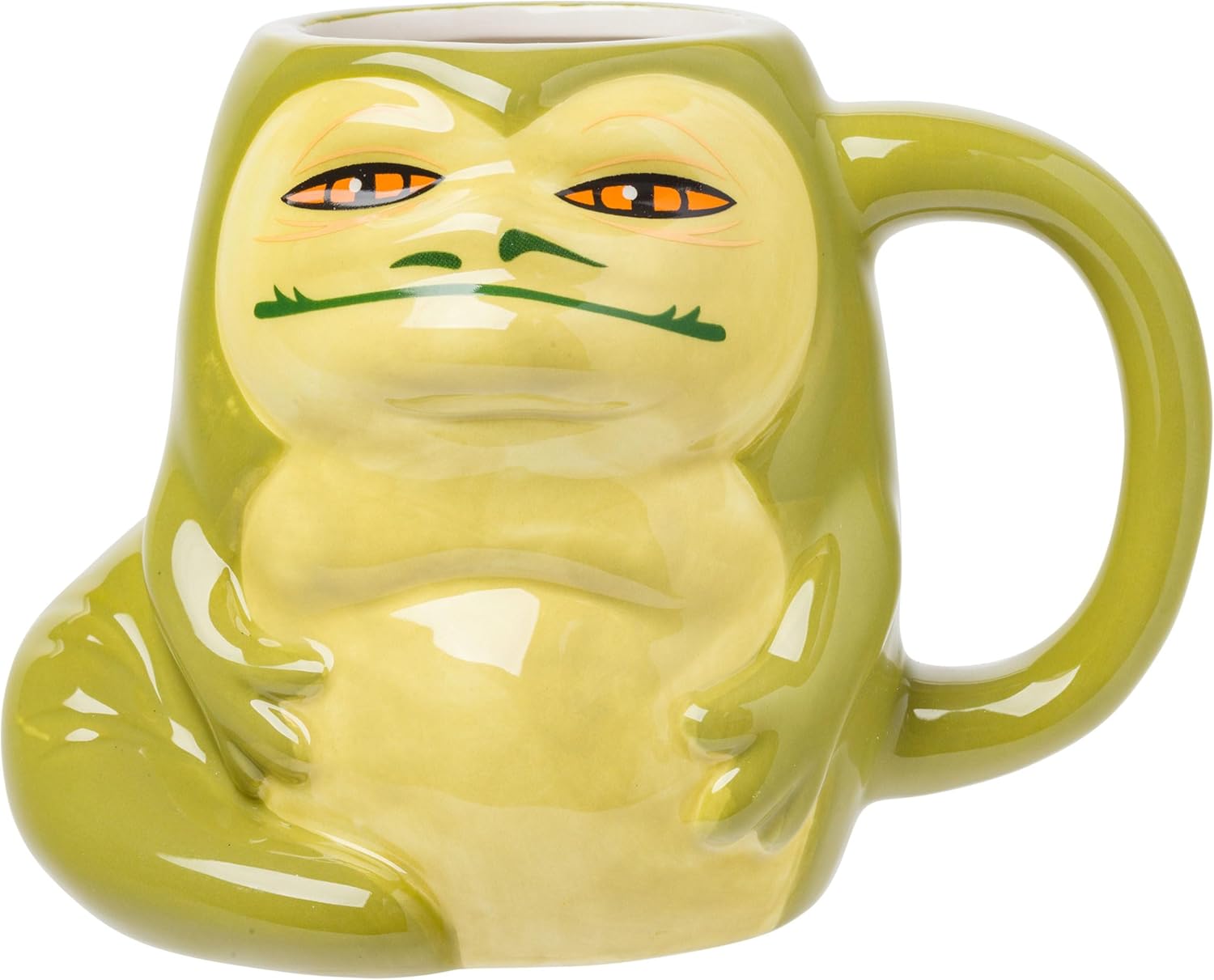 Amazon.com | Silver Buffalo Star Wars Jabba the Hut Ceramic 3D Sculpted ...