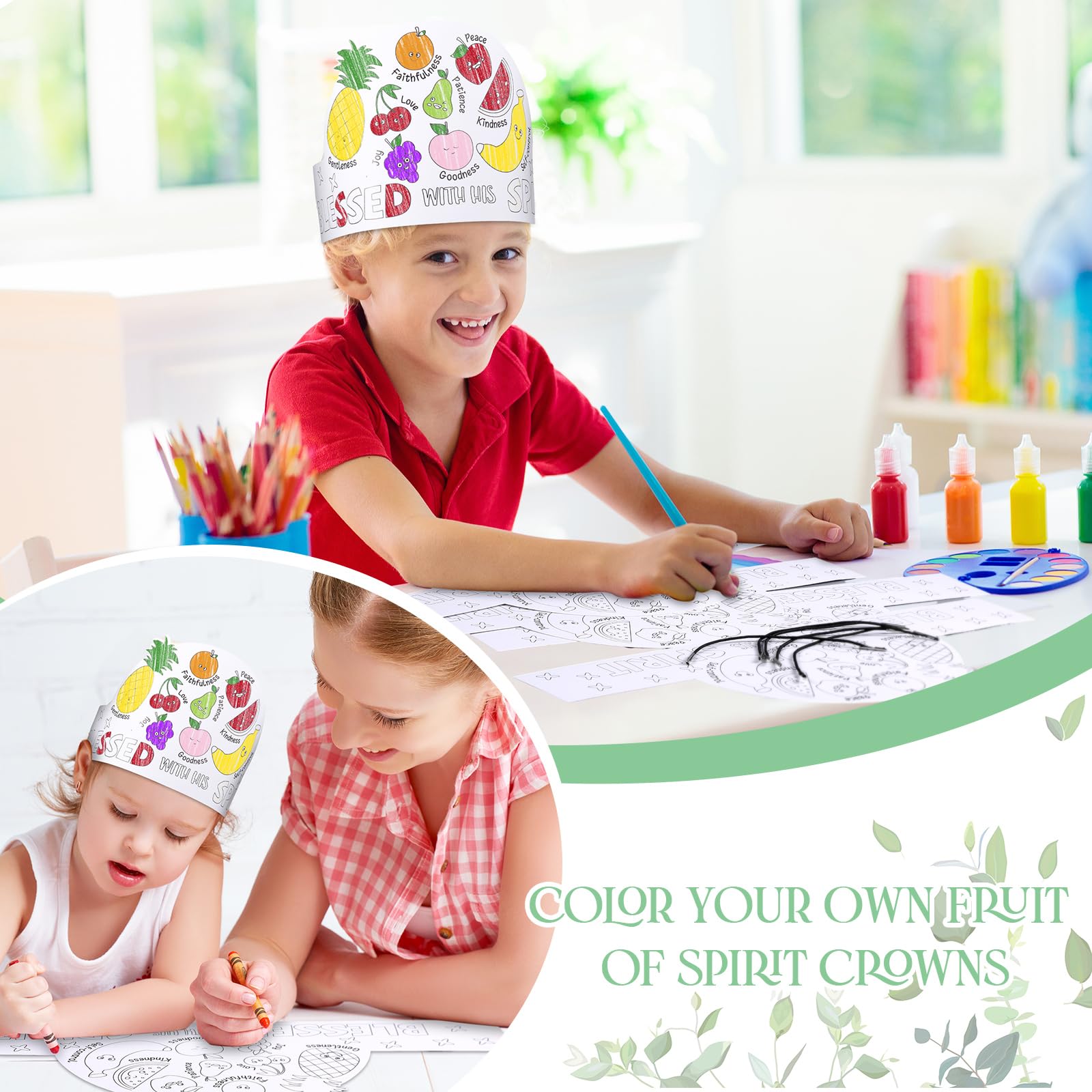 Snapklik.com : ReliThick 24 Pcs Color Your Own Fruit Of The Spirit ...