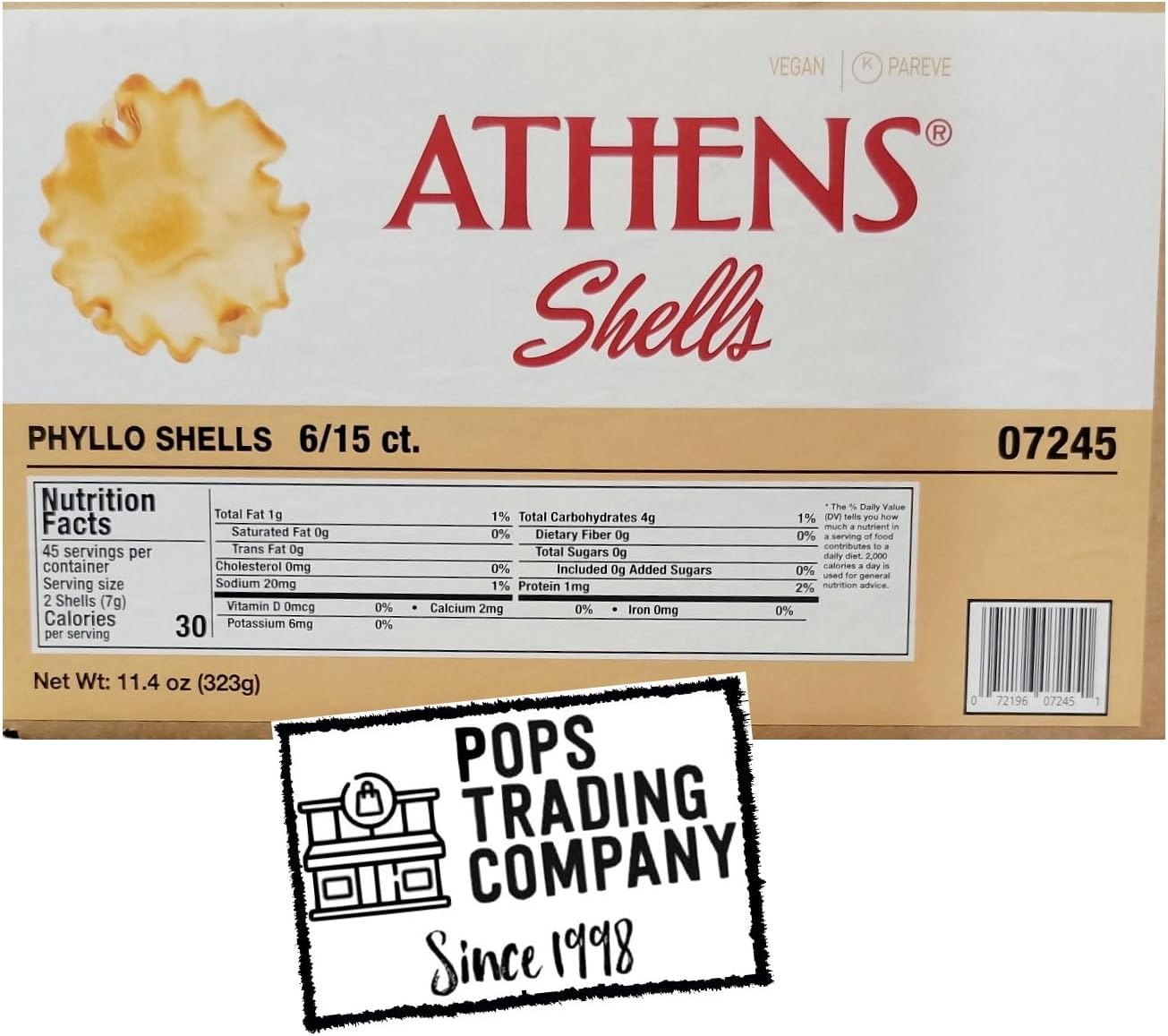 Amazon.com: Paris Gourmet 2" Small Round Sweet Tart Shells (24 Count ...