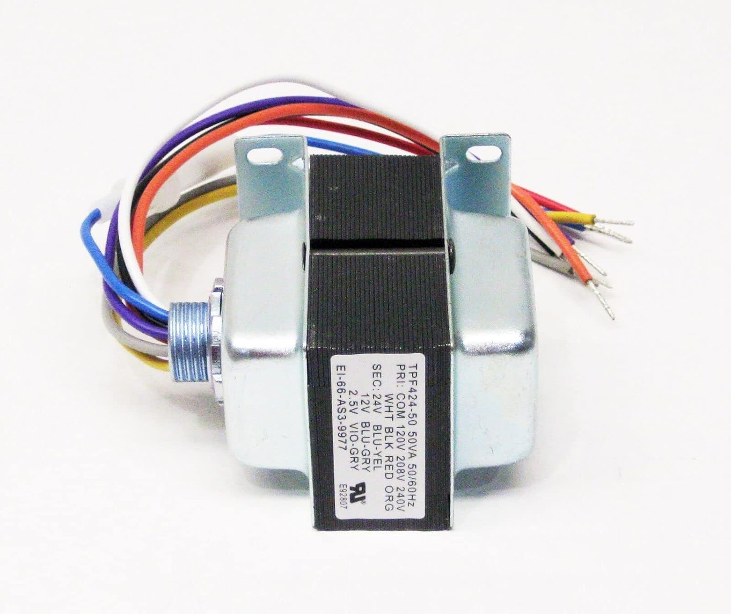 50VA Transformer Primary 120 208 240V Volt 24V, 12V, 2.5V Secondary ...